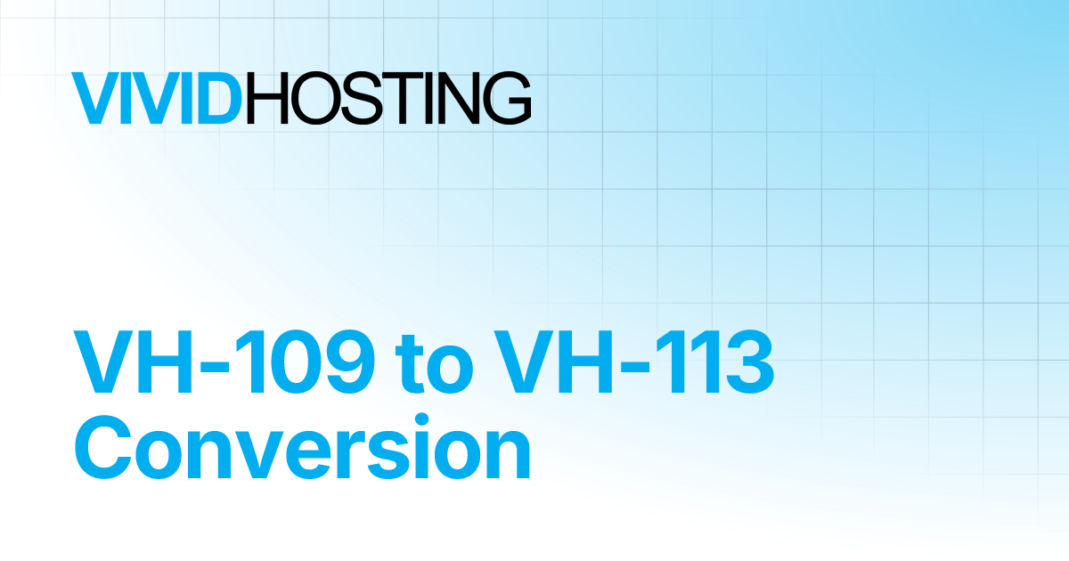VH-109 to VH-113 Conversion | FIRST FRC Radio