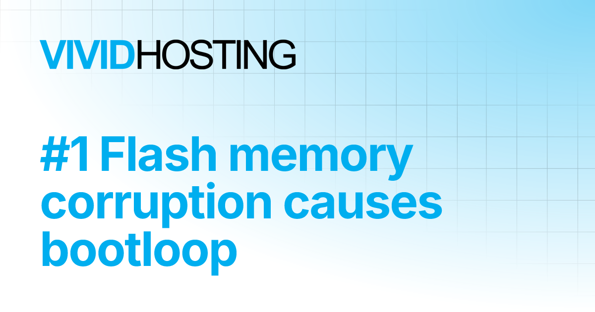 #1 Flash memory corruption causes bootloop | FIRST FRC Radio