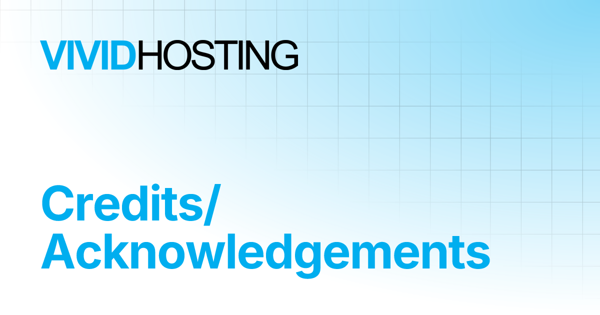 Credits/Acknowledgements | FIRST FRC Radio